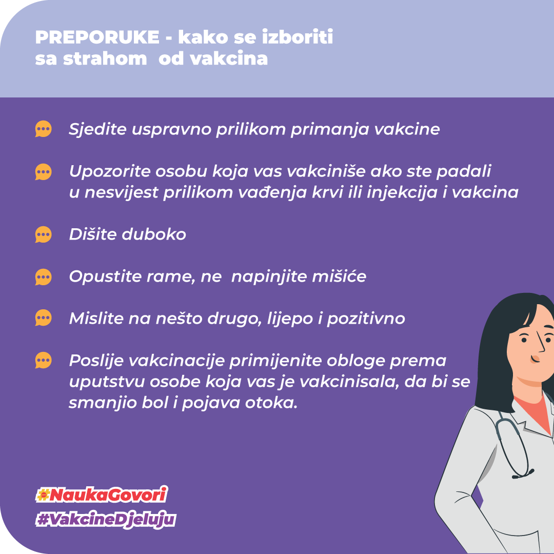 Strah od vakcinacije: šta uraditi ako se vi ili vaše dijete bojite ...